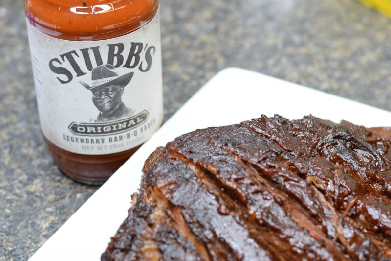 Slow Cooker Stubbs BBQ Beef Brisket - Bianca Dottin