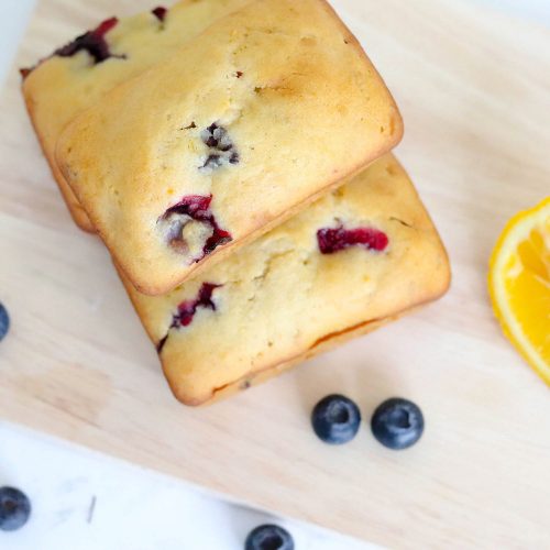 Mini Blueberry Lemon Bread - Bianca Dottin - Orlando Lifestyle Blogger