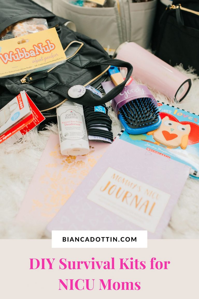 Giving Back to NICU Moms with DIY NICU Survival Kits - Bianca Dottin